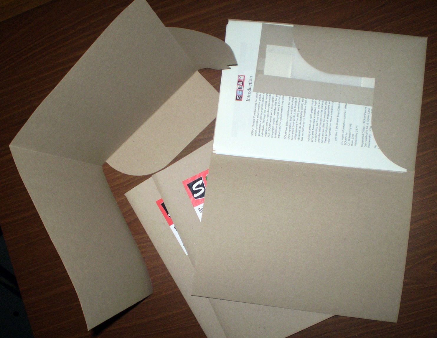 Ecocern Presentation Folders | SCRAP Ltd